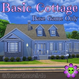 Basic Cottage (Base Game Only) - The Sims 4 Rooms / Lots - CurseForge