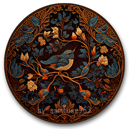 Classic Bird Round Dance Rug #11 Samtuse963 - Samtuse963 ...