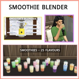 Functional Smoothie Blender - The Sims 4 Mods - CurseForge