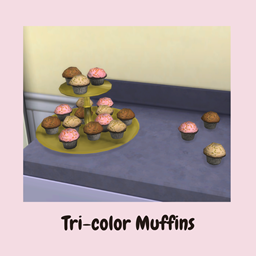 Tri-color Muffins - Files - The Sims 4 Mods - CurseForge
