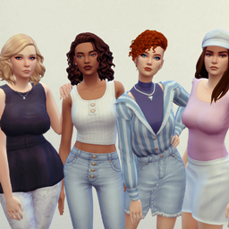 Low CC Sim Models Dump 2 - The Sims 4 Sims / Households - CurseForge