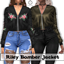 RILEY BOMBER JACKET - The Sims 4 Create a Sim - CurseForge