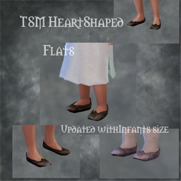 TSM Heart-shaped Flats - The Sims 4 Create a Sim - CurseForge