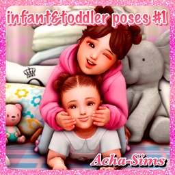 Acha Infant & Toddler poses #1 - The Sims 4 Mods - CurseForge