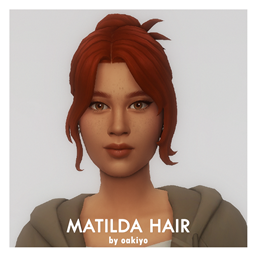 oakiyo - Matilda Hair - The Sims 4 Create a Sim - CurseForge