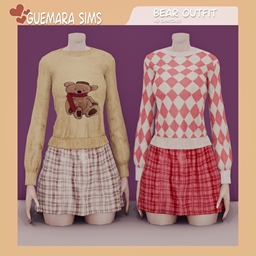 Bear outfit - Guemarasims_Bear outfit.zip - The Sims 4 Create a Sim ...