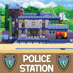 COUNTY POLICE STATION - The Sims 4 Rooms / Lots - CurseForge