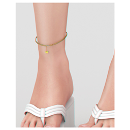 Ankle Chain with Heart Pendant - The Sims 4 Create a Sim - CurseForge