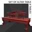 FinJingSims - Set of Altar Table (4 Tables) - The Sims 4 Build / Buy ...