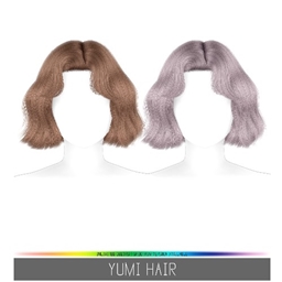Simpliciaty's Yumi Hair - The Sims 4 Create a Sim - CurseForge