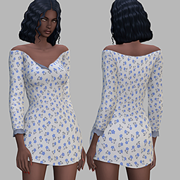 Gisheld Peach Dress - The Sims 4 Create a Sim - CurseForge
