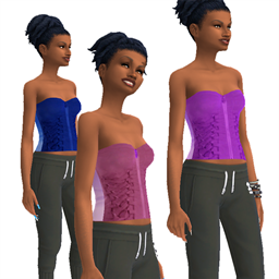 Lace Up Corset Top - The Sims 4 Create a Sim - CurseForge