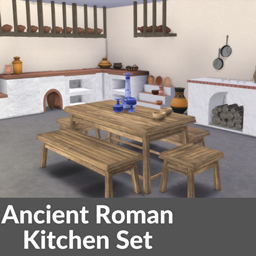 Download Kitchen Set [Ancient Roman Theme] - The Sims 4 Mods - CurseForge
