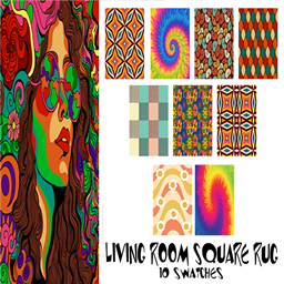 FC-Retro LivingRoom-Square Rug - The Sims 4 Build / Buy - CurseForge