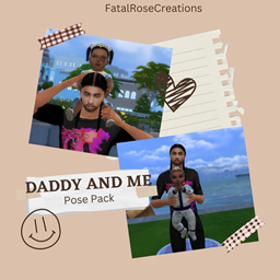 FatalRoseCreations Daddy and Me Pose Pack - The Sims 4 Mods - CurseForge