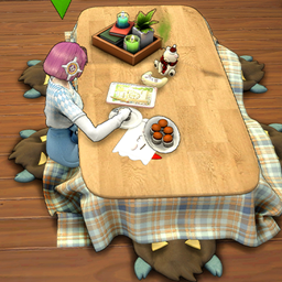 Kawaii Toasty Kotatsu Table - The Sims 4 Build / Buy - CurseForge