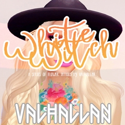 WHITE WITCH: a floral tattoo set by Valhallan - The Sims 4 Create a Sim ...