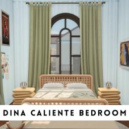 Dina Caliente Bedroom - Files - The Sims 4 Rooms / Lots - CurseForge