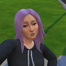 RevyRampage purple hair - The Sims 4 Create a Sim - CurseForge