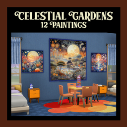 Celestial Gardens Paintings - Gallery - The Sims 4 Build / Buy - CurseForge