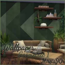 Wallpaper Geometric #1 - The Sims 4 Build / Buy - CurseForge