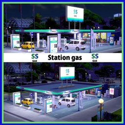 GM-Service station set -CC (Only) - The Sims 4 Build / Buy - CurseForge