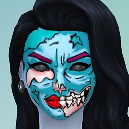 Zombie-utiful Facepaint - Mobile Conversion - The Sims 4 Create a Sim ...