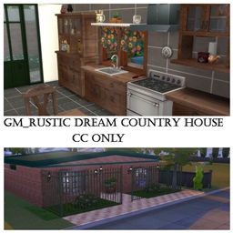 GM_RUSTIC DREAM COUNTRY HOUSE(CC only) - The Sims 4 Build / Buy ...