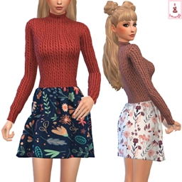 Sweater Dress V2 - The Sims 4 Create a Sim - CurseForge