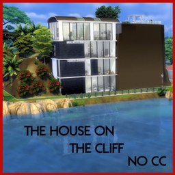 GM_Cliff with modern house - The Sims 4 Rooms / Lots - CurseForge