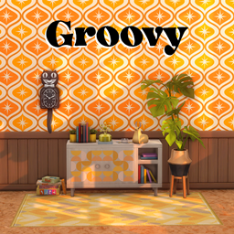 Groovy Wallpaper - The Sims 4 Build / Buy - CurseForge