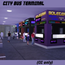 Download TERMINAL DE ÓMNIBUS DE LA CIUDAD(Solo CC) - The Sims 4 Mods ...