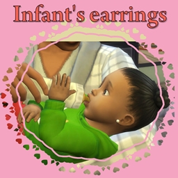 Infant baby earrings - The Sims 4 Create a Sim - CurseForge