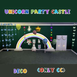 Unicorn Party -deco(ONLY CC) - The Sims 4 Build / Buy - CurseForge