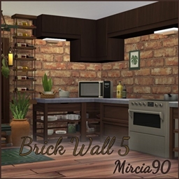 Brick Wall #5 - The Sims 4 Build / Buy - CurseForge