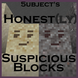 Honest(ly) Suspicious Blocks! - Minecraft Resource Packs - CurseForge