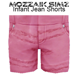 Infant Shorts Stacked Denim - The Sims 4 Create a Sim - CurseForge