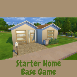 Starter Home Base Game - The Sims 4 Rooms / Lots - CurseForge