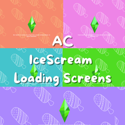 AC-IceScream Loading Screens-Summer Treats Collab - The Sims 4 Mods ...