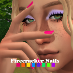 AC- Firecracker Nails-Summer Treats - Gallery - The Sims 4 Create a Sim - CurseForge