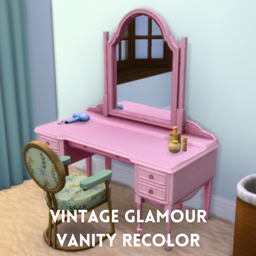 Vintage Glamour Vanity Recolor - The Sims 4 Build / Buy - CurseForge