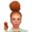 Child Braid Bun Hair - The Sims 4 Create a Sim - CurseForge