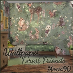Wallpaper Forest Friends - The Sims 4 Build / Buy - CurseForge