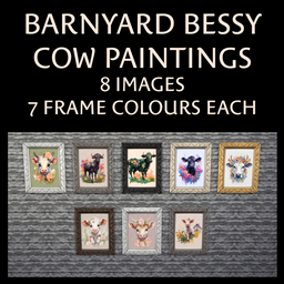 Barnyard Bessy Cow Paintings - The Sims 4 Build / Buy - CurseForge