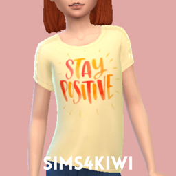 Positive Girls Tees - Gallery - The Sims 4 Create a Sim - CurseForge