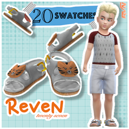 Toddlers Little Animal Single Strap Sandals (Male/Female) - The Sims 4 ...