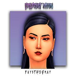 fayethegray - crescent moon, earring - Gallery - The Sims 4 Create a ...