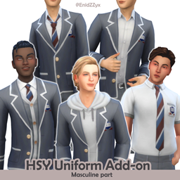 [EnidZZyx] Diverse uniform cc pack (Masculine part) - Files - The Sims ...