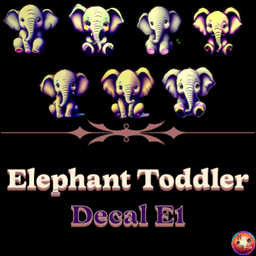 Elephant Toddler Decal E1 - The Sims 4 Build / Buy - CurseForge
