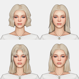 Allison Hair and Overlay - The Sims 4 Create a Sim - CurseForge